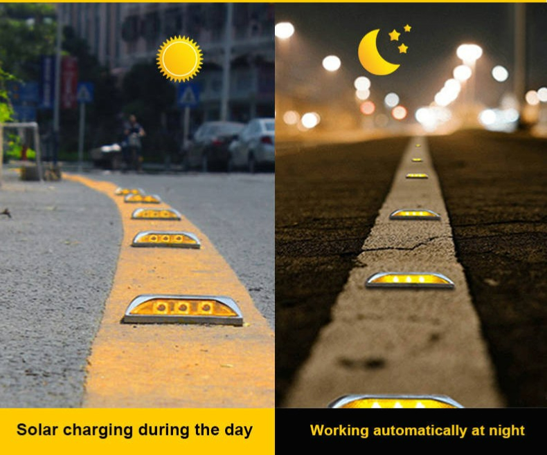 Plot Routier Led Solaire Clignotants Rouge| Ledgam